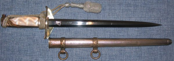 WW2 Nazi German Named Diplomat's Dagger, near mint, Carl Eickhorn