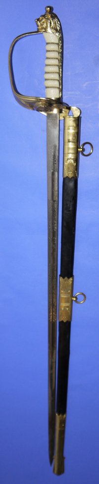ERII Royal Naval Officer’s Sword by Firmin