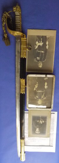 Rear Admiral Edwin Williamson’s RN Officer’s Sword